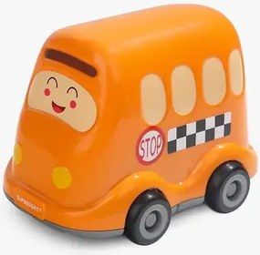 TOP BRIGHT Dřevěné puzzle s hračkou Školní autobus / 24 dílků