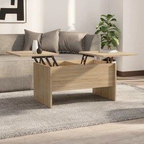 vidaXL Konferenční stolek dub sonoma 80x50x42,5 cm kompozitní dřevo