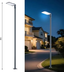 Brilagi-LED Venk. lampa se sloupem a kl. 4 m URBANLIGHT LED/200W/230V antr. IP65