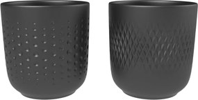 Villeroy&Boch Villeroy & Boch Manufacture Collier noir sada 2 hrnků, 8,5 cm, 280 ml