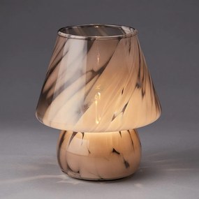 MISS MARBLE LED Lampa 17 cm - bílá
