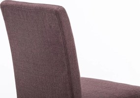 Jídelní židle Ina látka cappuccino – hnědá