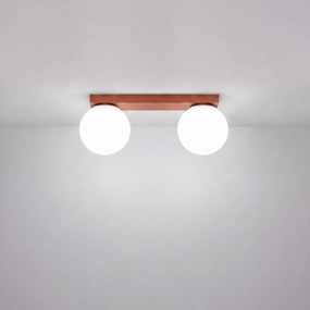 Sollux Lighting Stropní svítidlo YOLI 2 okrově červené