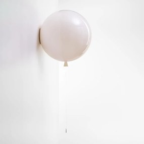 Nástěnná skleněná svítidla Memory Wall připomínající nafukovací balónky Barva: Světle růžová, Průměr: 250 mm, Sklo: Lesklé
