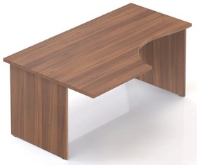 Rauman Ergonomický stůl Visio L 160 cm x 70 cm / 100 cm Barva: Bílá