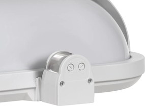 HADEX RIO venkovní nástěnné svítidlo s čidlem 1xE27/60W/230V/IP44, bílá barva