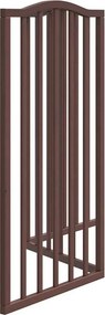 vidaXL Zábrana pro psy skládací 3 panely 150 cm topolové dřevo [352230] Barva: hnědý dub
