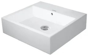 Duravit Vero Air - Umývátko 450x350 mm, s přepadem, bez otvoru pro baterii, WonderGliss, bílá 07244500601