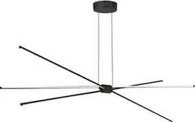 Azzardo Jax černá / Závěsné svítidlo / LED 33W / 1600lm / 3000K / 132c