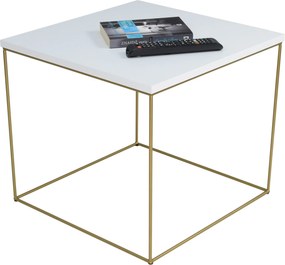 ADRK Furniture Konferenční stolek ELENA 50x50 CT-ELE-G-W