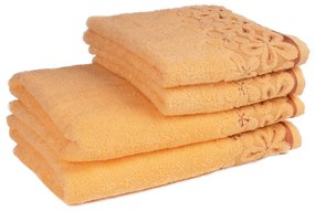 Tegatex Bavlněný ručník / osuška Bella - oranžová Velikost: 50*90 cm