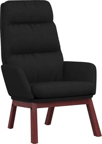 Relaxační křeslo černé textil 341165