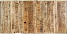 Jídelní stůl 160 x 80 x 75 cm masivní hrubé mangovníkové dřevo 247433