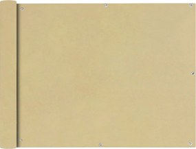 vidaXL Balkonová zástěna 90 x 400 cm 100% polyester oxford [134893] Barva: Hnědá