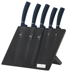 BerlingerHaus BerlingerHaus - Sada nerezových nožů s magnetickým stojanem 6 ks modrá/černá BH0020