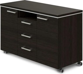 Mobilní kontejner TopOffice 120 x 50,4 cm, wenge