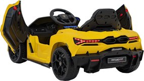 Elektrické autíčko Lamborghini Revuelto žluté