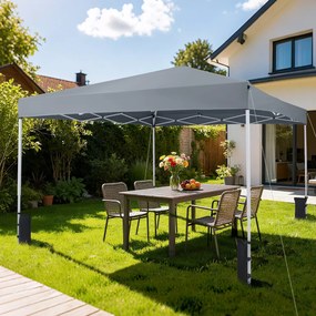 Costway Výsuvný altán výškově nastavitelný Skládací s – 290 × 290 cm