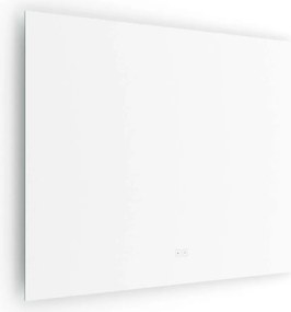Nimco - Zrcadlo s LED osvětlením, 100x70 cm, dvěma dotykovými senzory, hliník ZP 53004VX