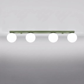 Sollux Lighting Stropní svítidlo YOLI 4 olivově zelené