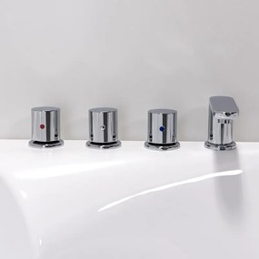 BPS-koupelny Hydromasážní vana HYD-SIG635W 150x150 bez ohřevu