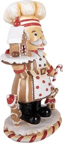 Dekorativní figurína kuchaře s perníčky – 18*13*27 cm