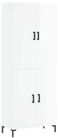 Skříň highboard lesklá bílá 69,5 x 34 x 180 cm kompozitní dřevo,  3195677