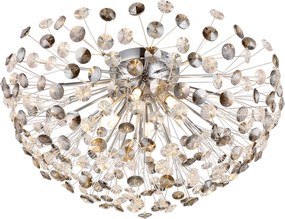 XXXLutz KŘIŠŤÁLOVÉ STROPNÍ SVÍTIDLO, 60/32,5 cm Globo - Online Only svítidla - 004558495202