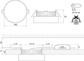 LED podhledové svítidlo McLED NIXO 18W 4000K neutrální bílá ML-412.062.33.0