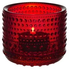 Svícen Kastehelmi Cranberry Iittala