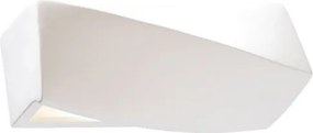 Nástěnné keramické svítidlo SOLLUX Sigma mini E27 1x60W bez zdroje SL.0229 bílá