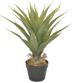 vidaXL Umělá rostlina juka s květináčem zelená 60 cm