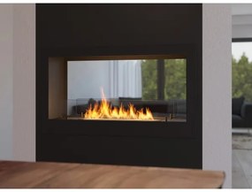 InFire - Vestavěný BIO krb 90x50 cm 3kW oboustranný