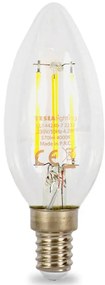 LED žárovka candle svíčka 4.2W E14 4000K 570LM