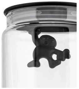Kuchyňská dóza Gianni Little Man Black 900 ml Alessi