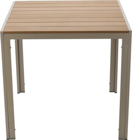 Zahradní stůl Devon 80 cm béžový