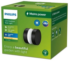 Philips - LED Venkovní nástěnné svítidlo LAVEN LED/6W/230V 2700K IP44