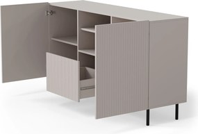 Komoda PAXOS KM-1 150 cm kašmírová/černá