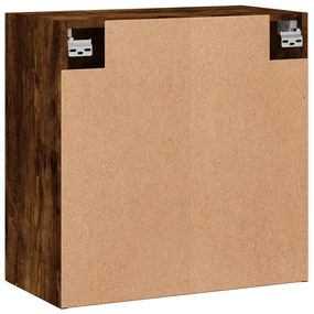 Nástěnná skříňka kouřový dub 60 x 31 x 60 cm kompozitní dřevo