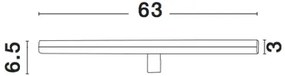 LED nástěnné svítidlo Vanese 63