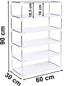 Botník MONA Maroko šedý / bílý