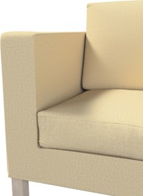 Potah na pohovku IKEA  Karlanda 2-místná, krátký barva béžová látka lesklé, pletený vzor
