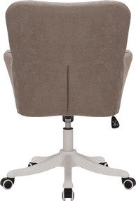 Kancelářské křeslo, šedohnědá Taupe, LOREL