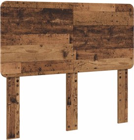 Rám postele s čelo Staré dřevo 120 x 190 cm Kompozitní dřevo 3412817