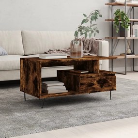 vidaXL Konferenční stolek 90x49x45 cm kompozitní dřevo [831023] Barva: hnědý dub
