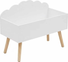 Sinsay - Úložný box ve tvaru obláčku na nožkách - bílá