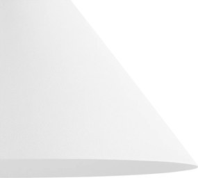 Nástěnné svítidlo Capital, 1x bílé kovové stínítko, (fi 21cm), w