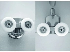 Mereo, Kora sprchový set: obdélníkový kout 90x80 cm, bílý ALU, sklo Grape, vanička, sifon, CK34121ZM