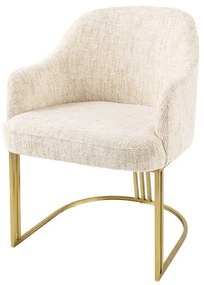 Designová jídelní židle Napayshni béžová