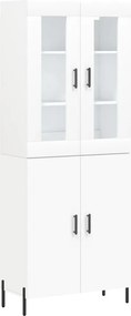 Skříň highboard bílá 69,5 x 34 x 180 cm kompozitní dřevo 3198217